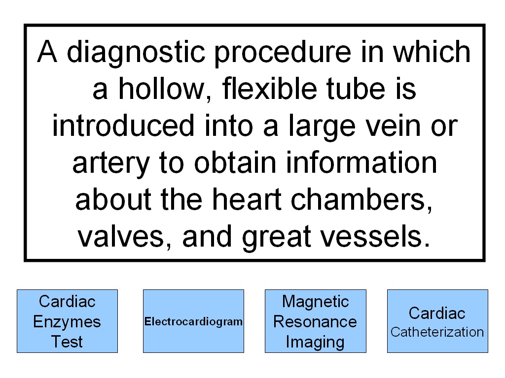 Student Survive 2 Thrive: Cardiovascular Diagnostic Procedures Practice ...