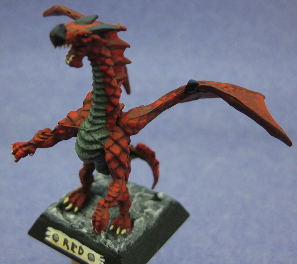 Miniature Painting: Reaper Miniatures Dragon Hatchling Red - 77274