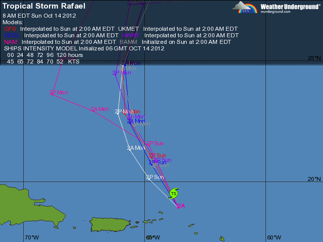 Hurricane Harbor: Rafael Leaving the Virgin Islands Behind, Northbound ...