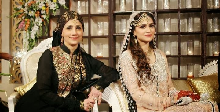 * Pakistani Actress Areej Fatima Engagement Pictures * ~ Dulha & Dulhan