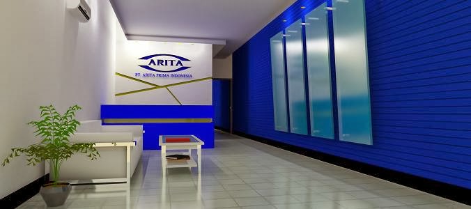 Jasa Desain Resepsionis Kantor yang bergaya minimalis elegan modern dan ...