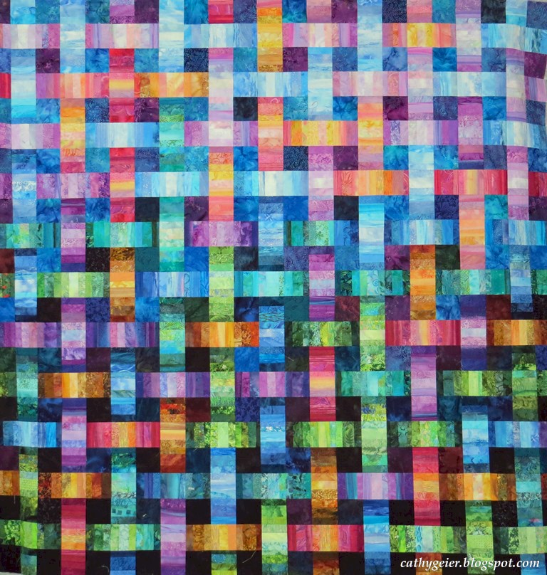 Cathy Geier's Quilty Art Blog: Interwoven - Progress, Problems and ...