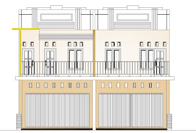 Design Visualizer: Ruko minimalis ukuran 11 m x 13 m