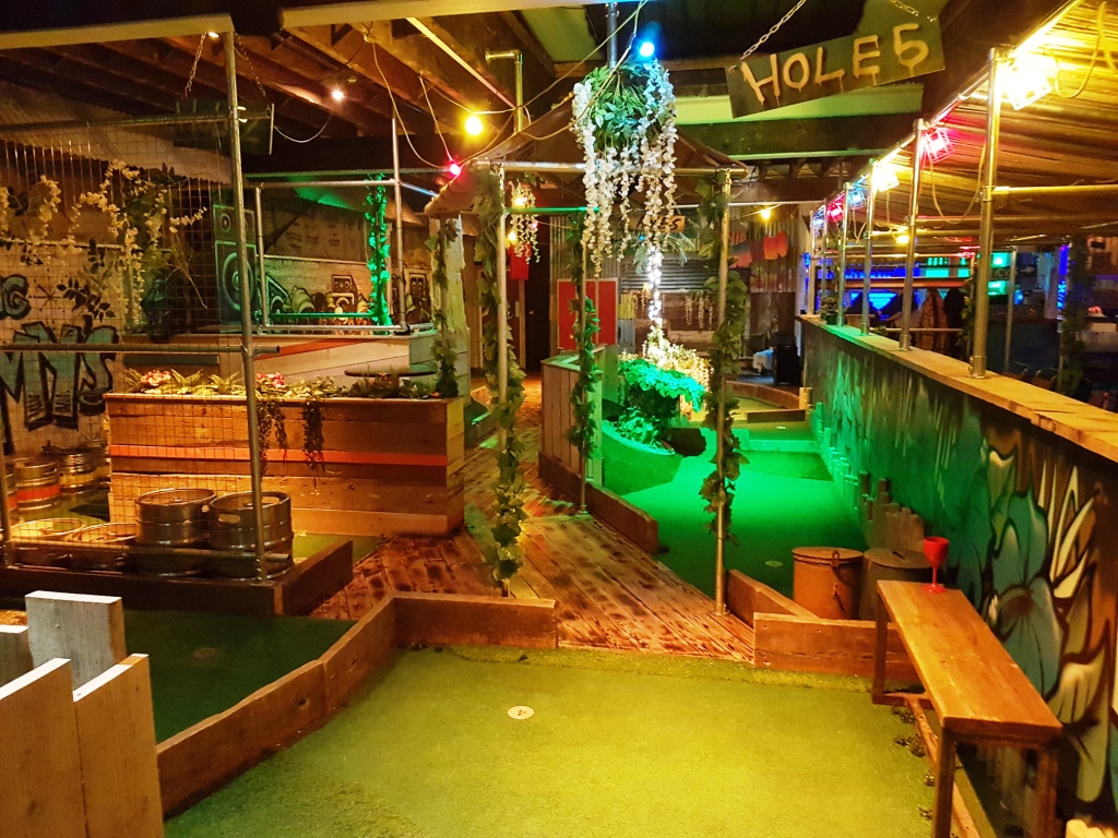 The Ham and Egger Files: Crazy Golfing at Roxy Ball Room in Manchester The Ham and Egger Files: Crazy Golfing at Roxy Ball Room in Manchester