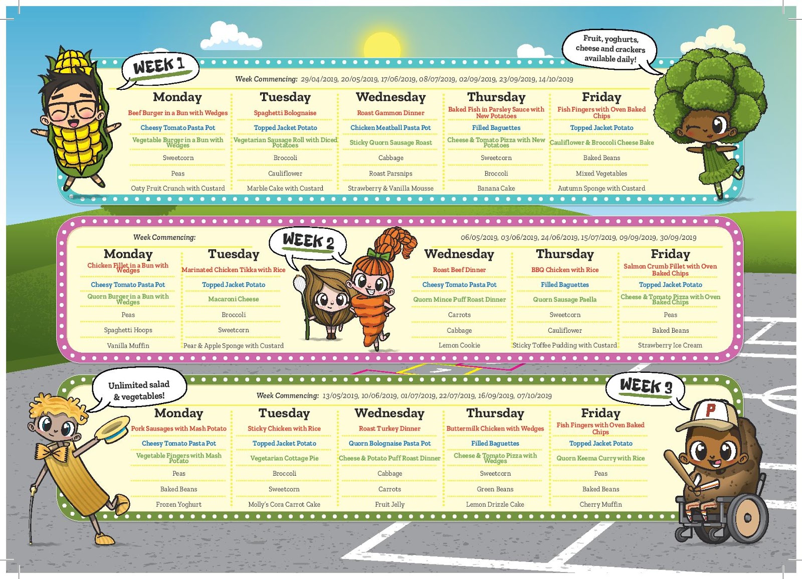 Broadford Primary: Havering Catering Services & Veggie Run
