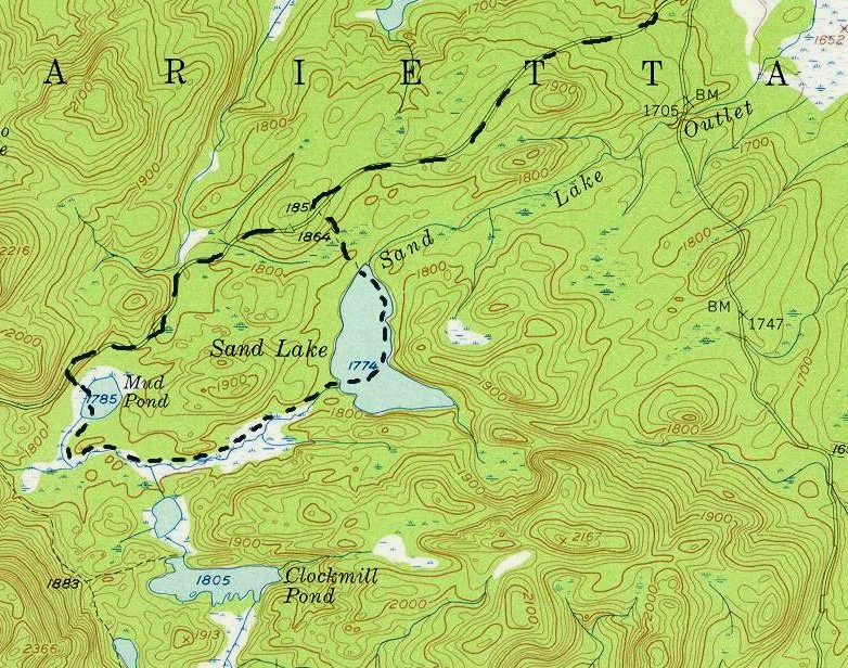 Rockwood Ski and Snowshoe: Ferris Lake Wild Forest--Backcountry Ski Loop