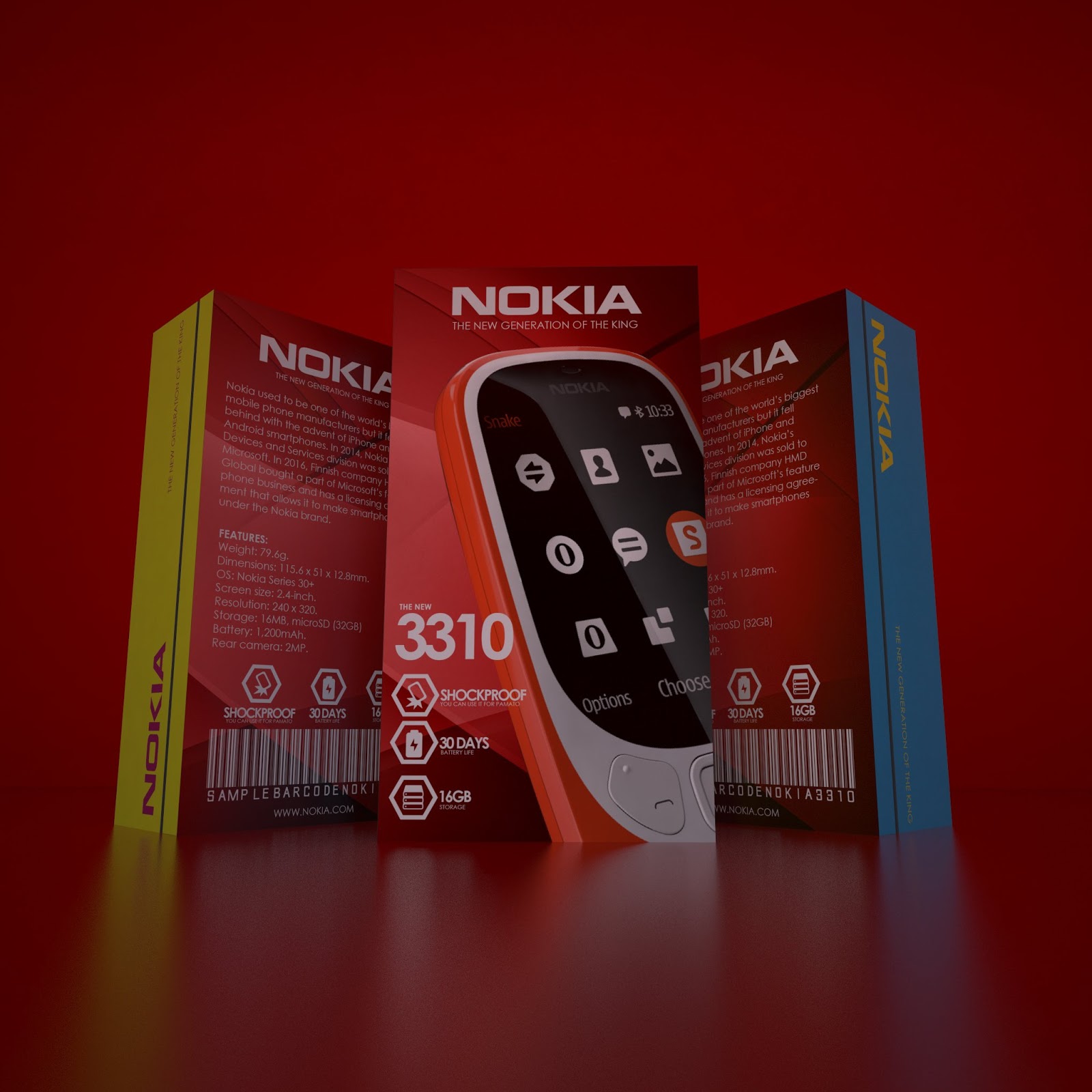 THE NEW NOKIA 3310 BOX DESIGN CONCEPT AMAZING!