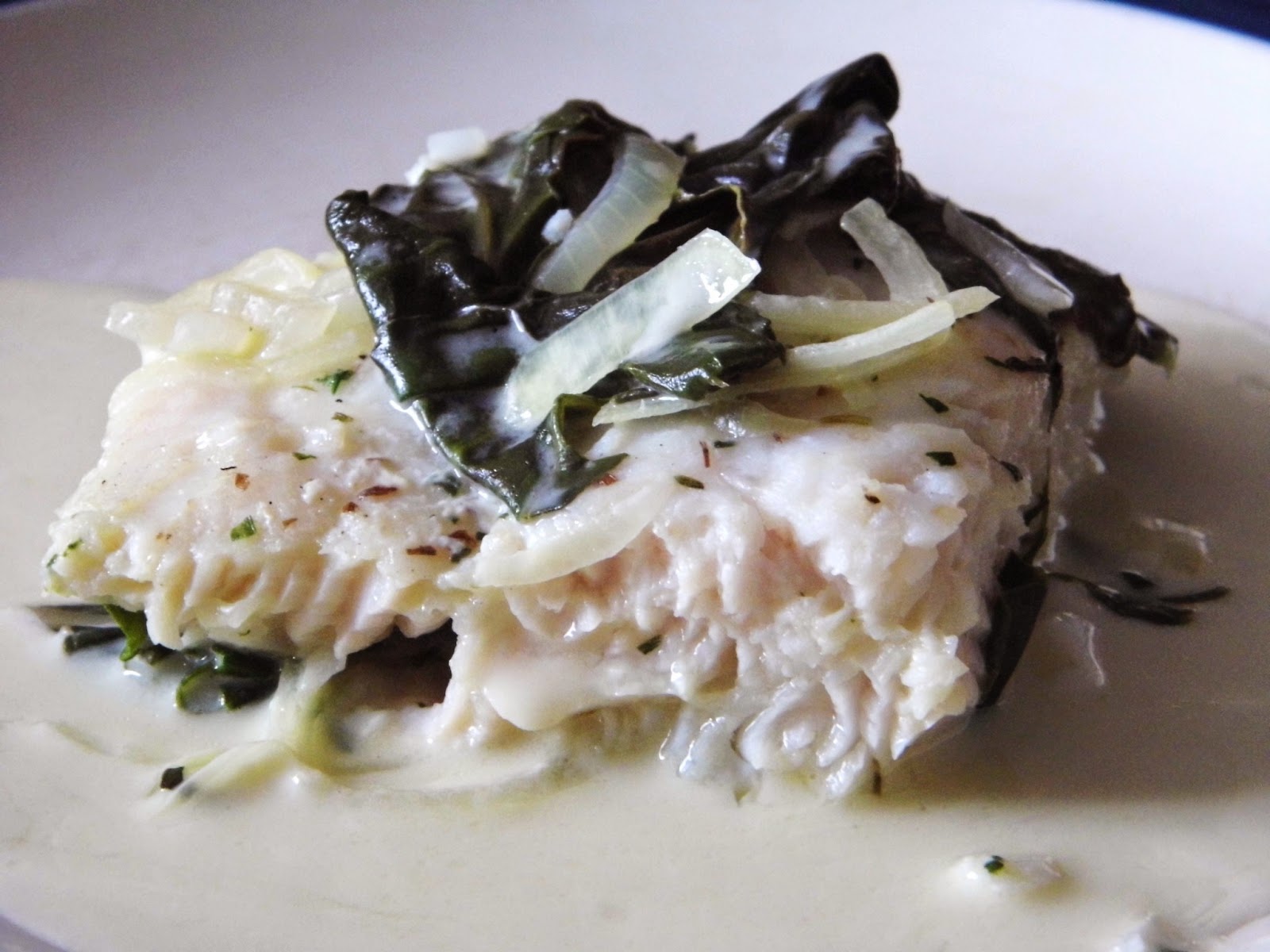 One Mother Hen: Creamy poached Basa