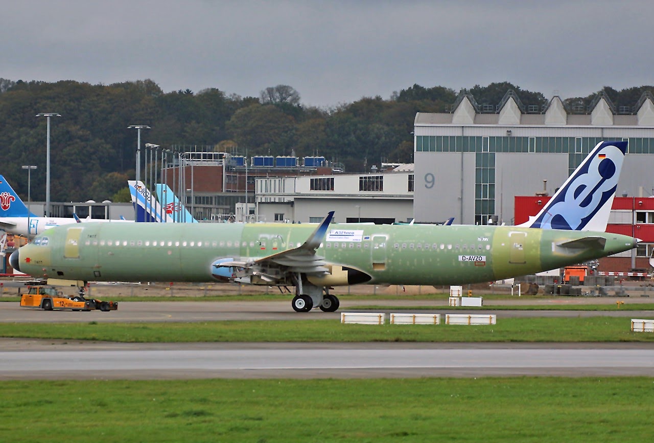 Airbus Hamburg Finkenwerder News: A321-251NX/LR, Airbus, D-AVZO, (MSN 7877)