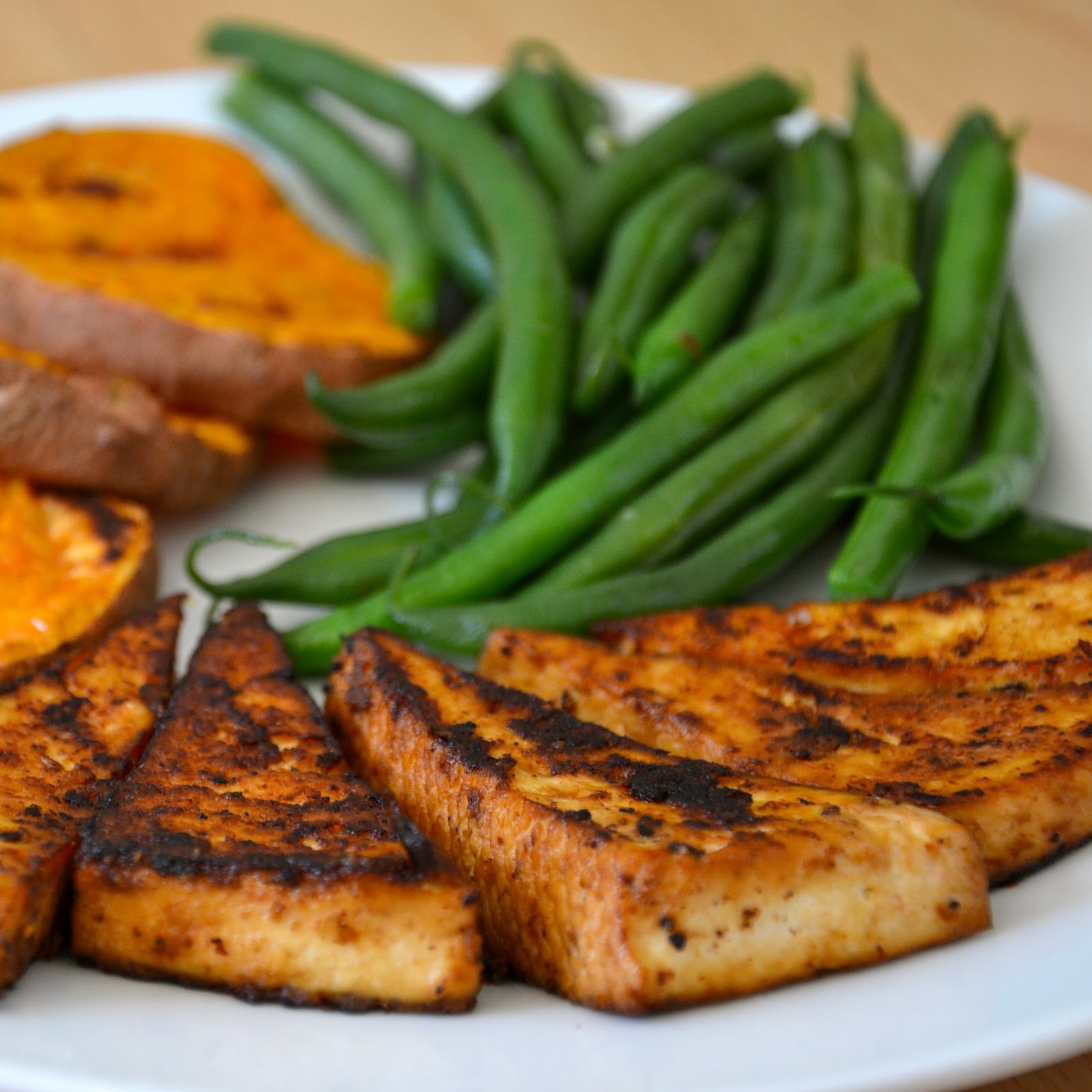 Soulshine Vegan: Pan-fried Tofu Triangles