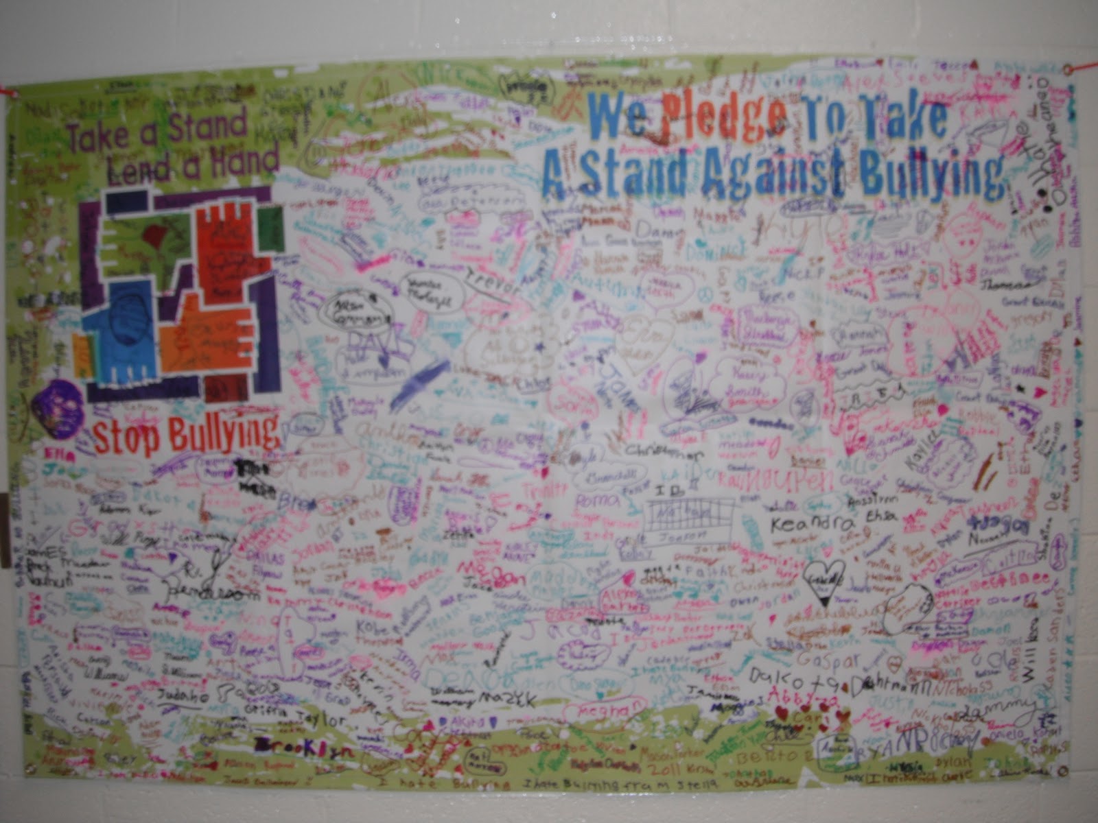 South Carolina Counselor Cafe: Bullying Awareness on the Wall