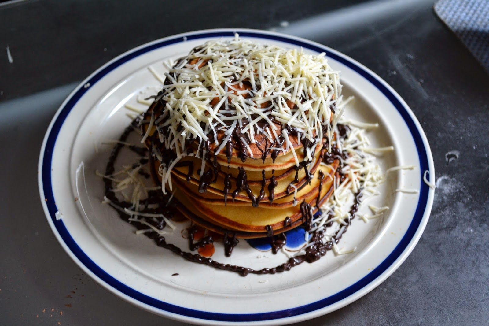 Resep Membuat Pancake Coklat Kacang Keju Lezat | Resep Masakan Sehari ...