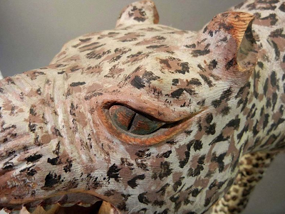 Anonymous Works: Folk Art Carved Circus Cheetah