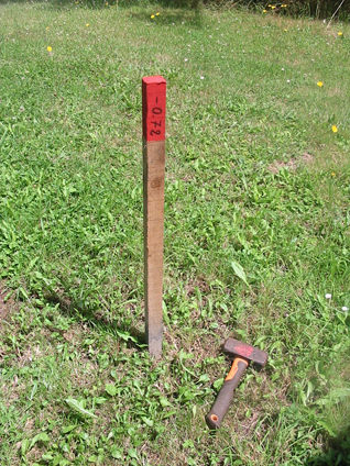 Les piquets d'implantations - Topo-Graphe