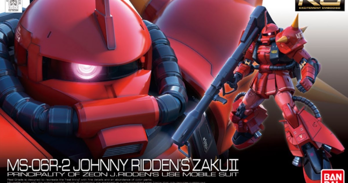 RG #26 1/144 Johnny Ridden's MS-06R-2 Zaku II High Mobility Type ...
