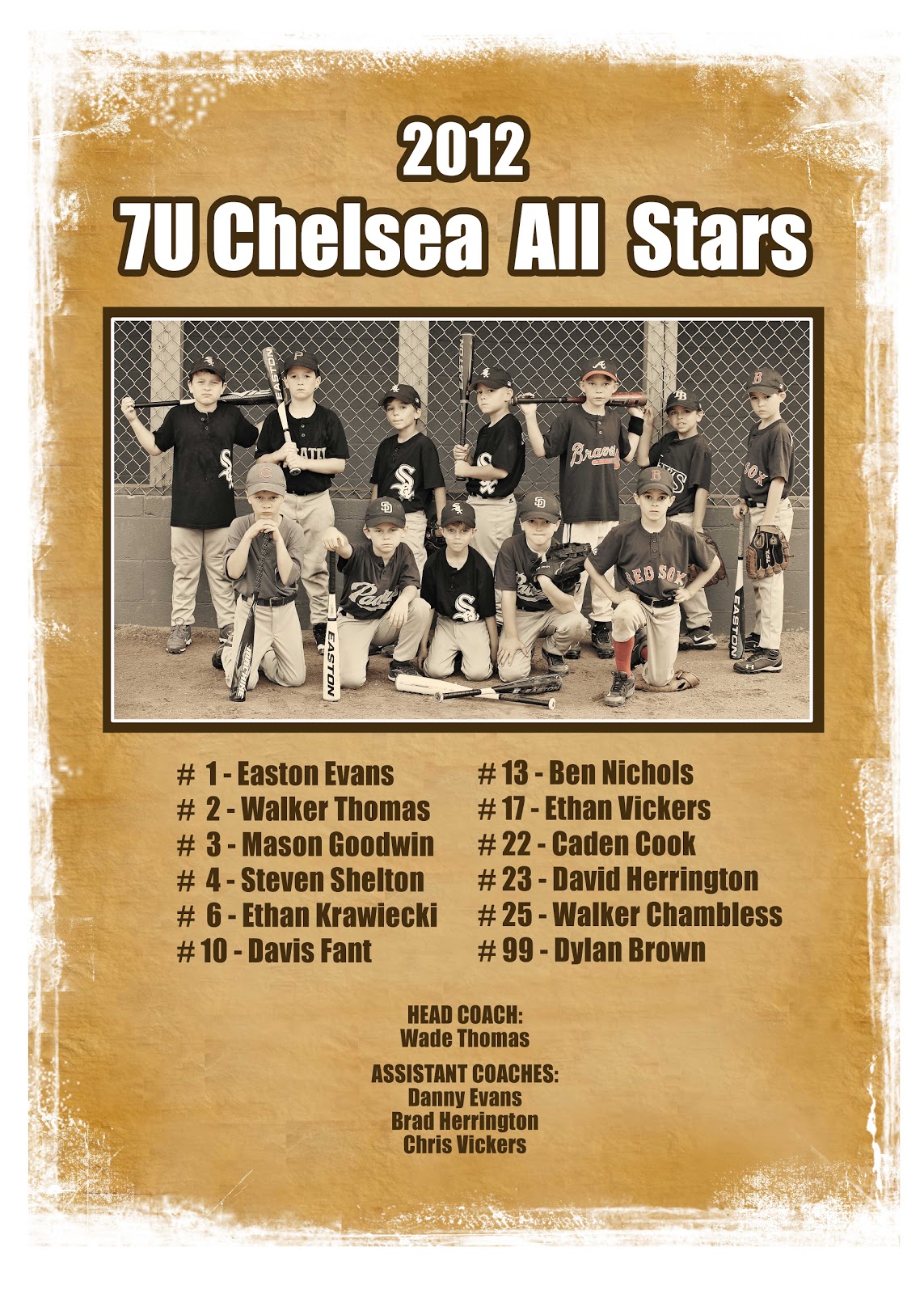 So I don't forget...: Chelsea All Star Poster