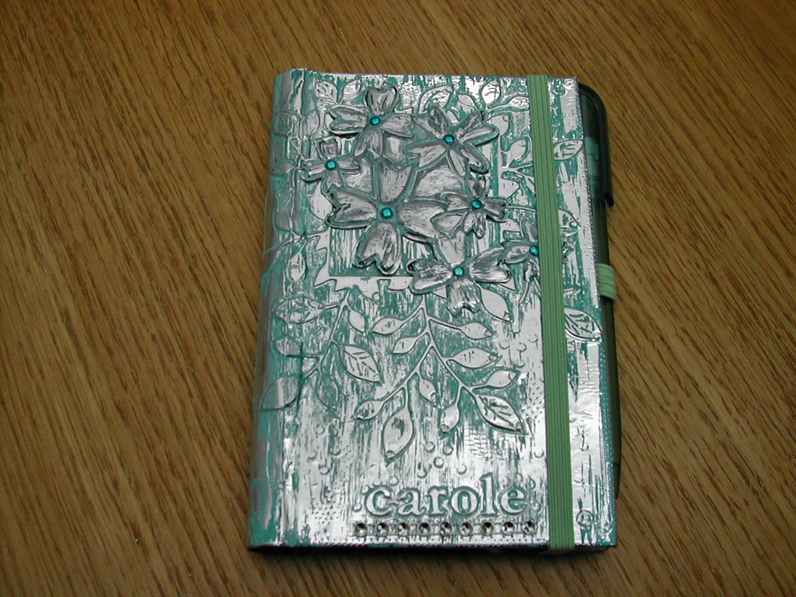 Carole's Creative Hotchpotch: Metal embossed book cover