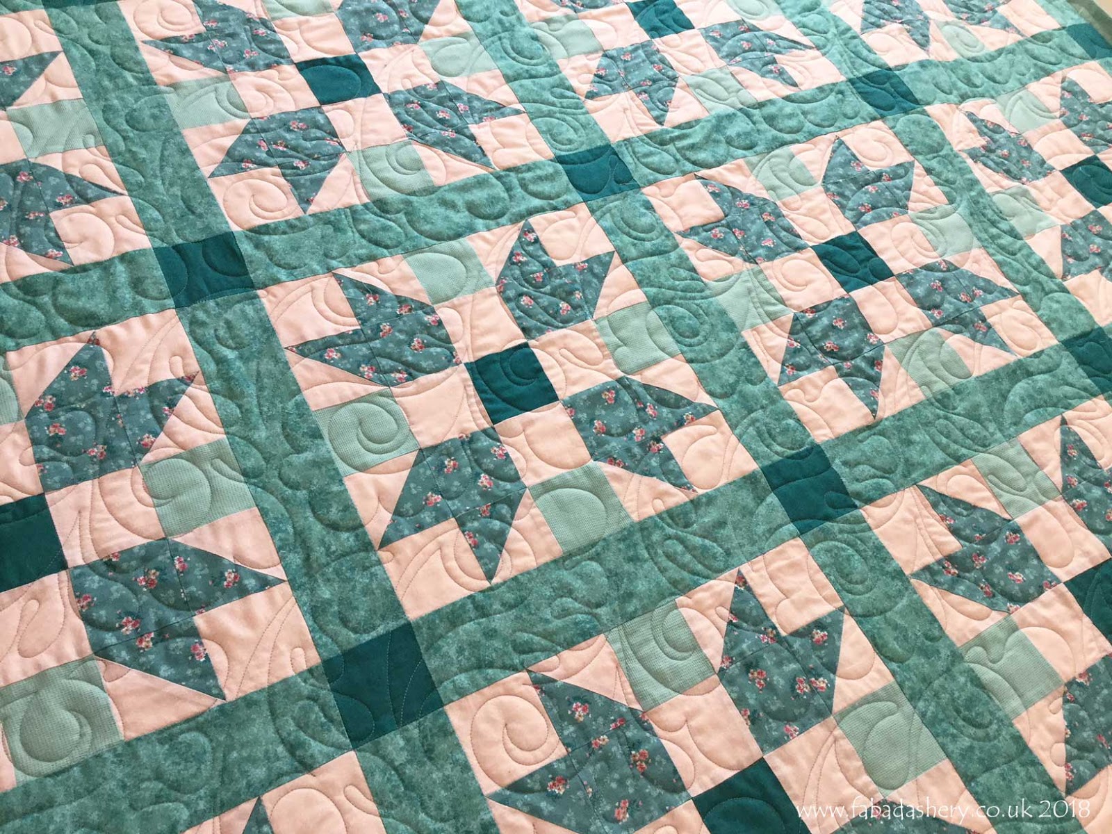 Fabadashery Longarm Quilting: 'Sisters Choice' Quilt, made by Hazel ...