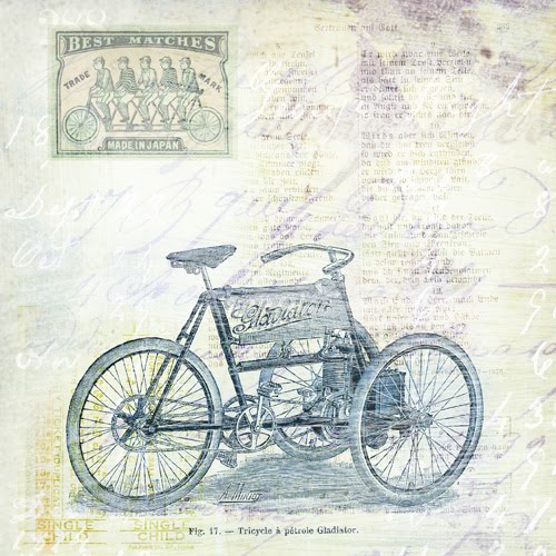 C o l l a g e a r t: Bicycle Collage