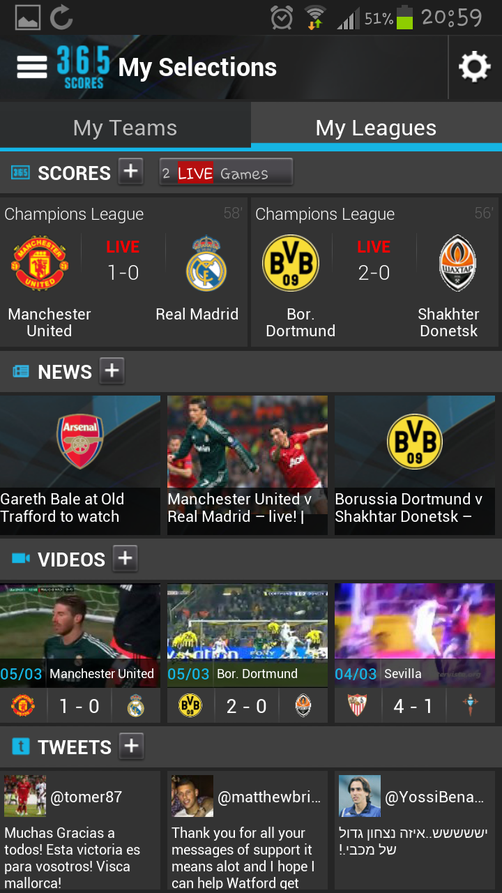 تطبيق 365score لمعرفة نتائج المباريات على الاندرويد | جديد التقنية