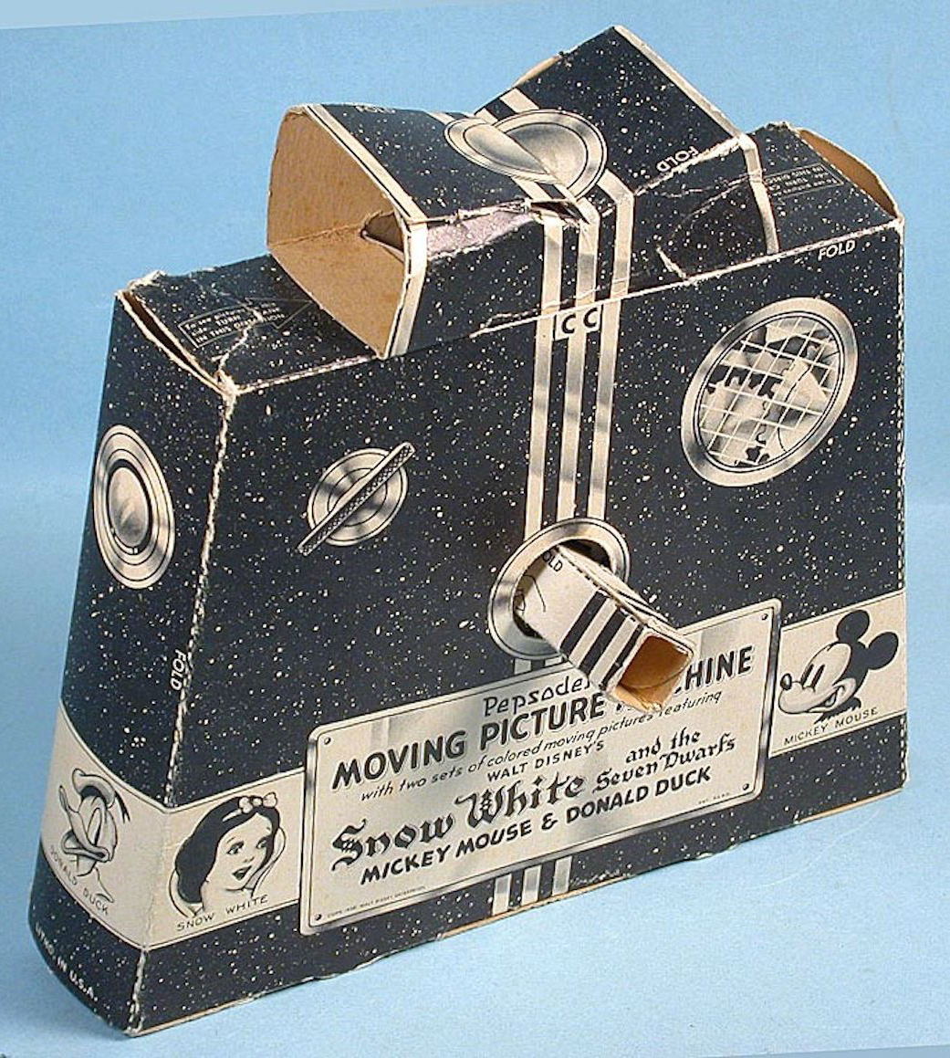 Filmic Light - Snow White Archive: 1938 Pepsodent Moving Picture Machine