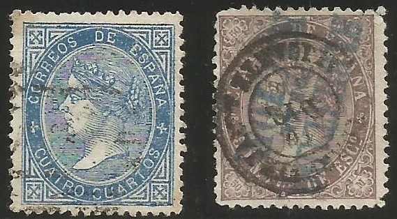 MYLA PHILATELY: Early Spanish Stamps