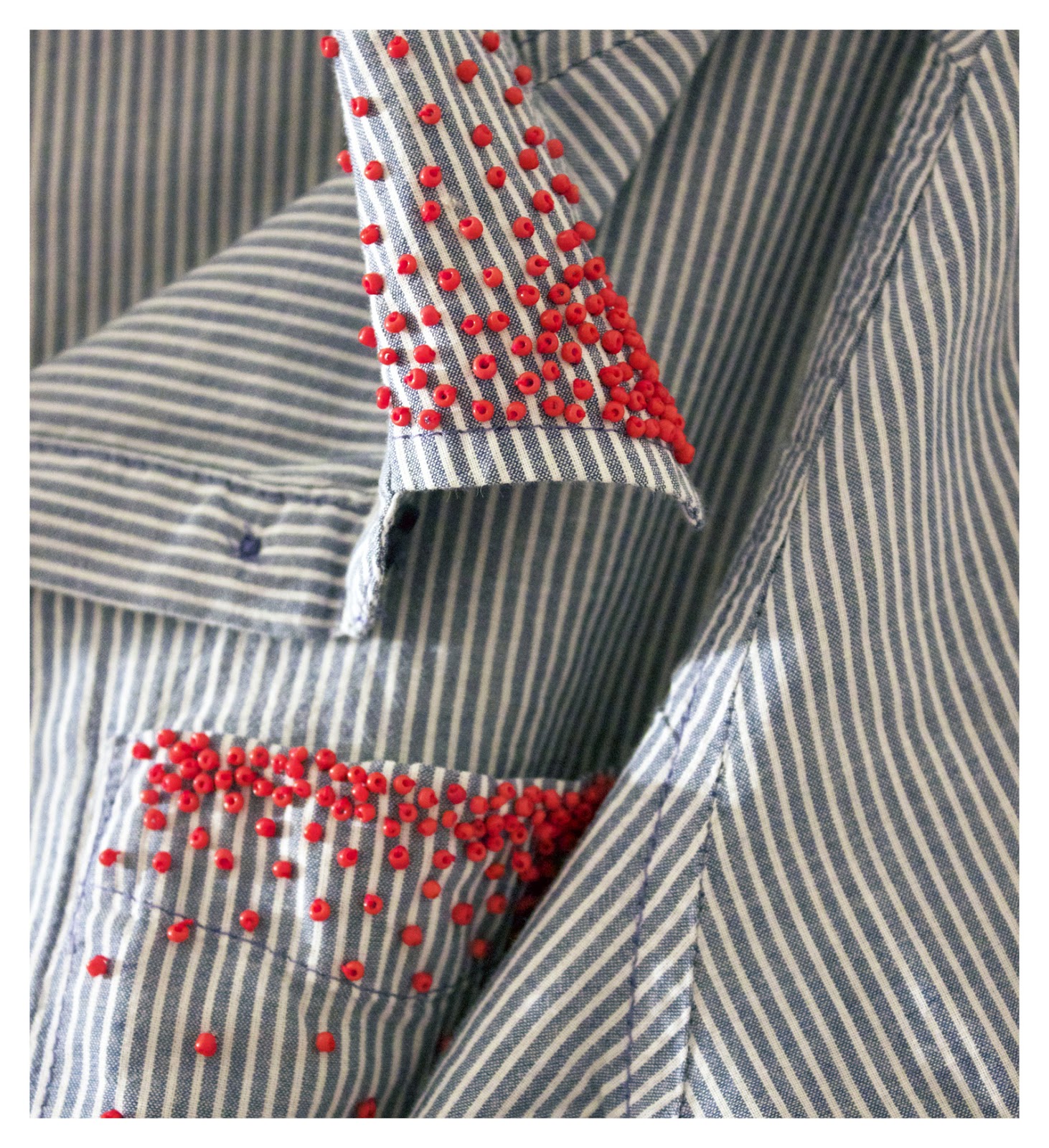 tiffanypete: DIY BEADED SHIRT