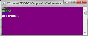 Programación en Lenguaje C++: COLORES EN LENGUAJE C++