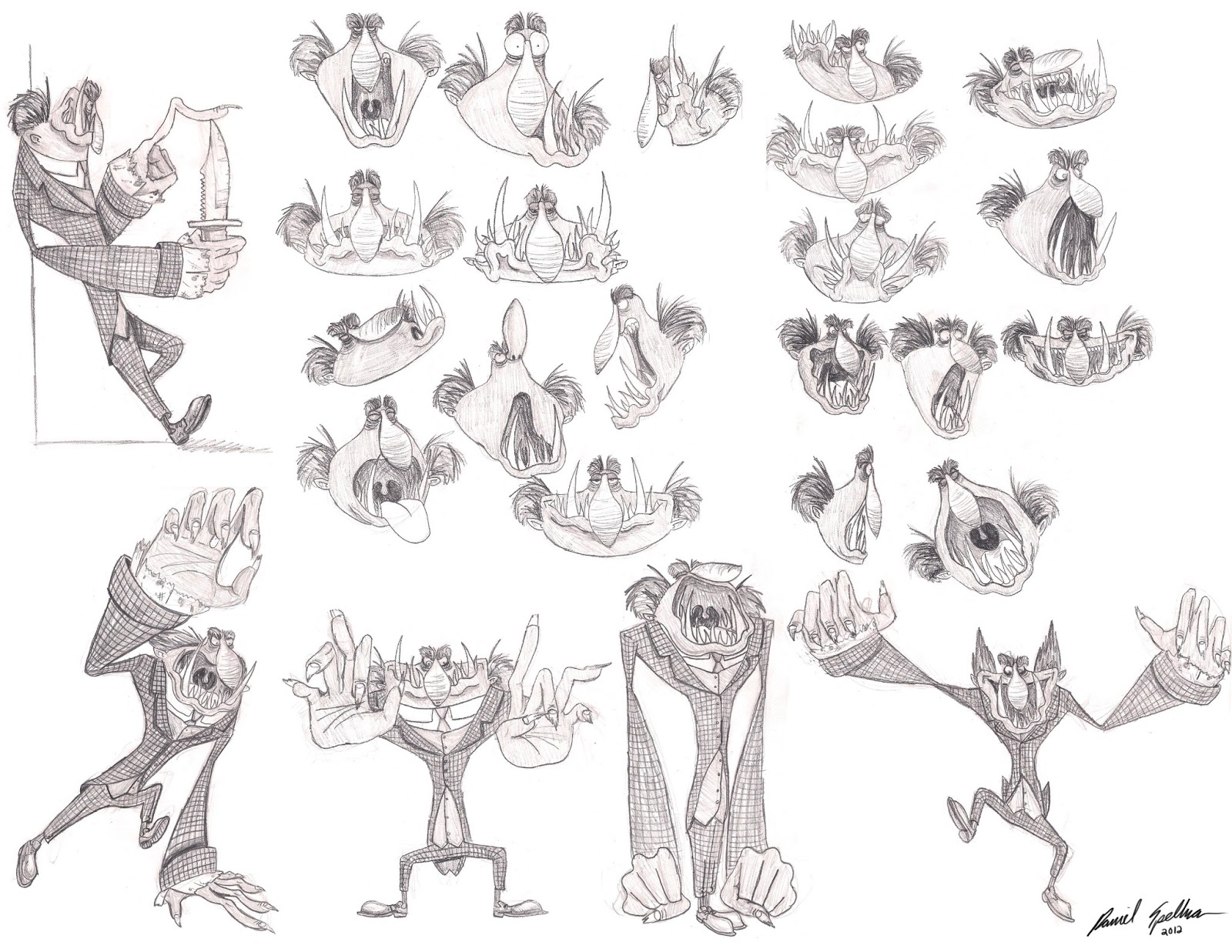 Daniel Spellman Art: Character Portfolio