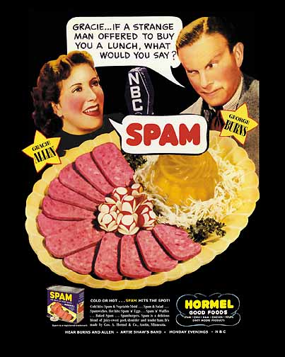 rocknoaksranch.com : The Days of SPAM and Woe-zes (no "wine" and pruned ...