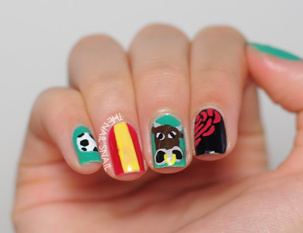 The Nail Snail: World Cup Nails