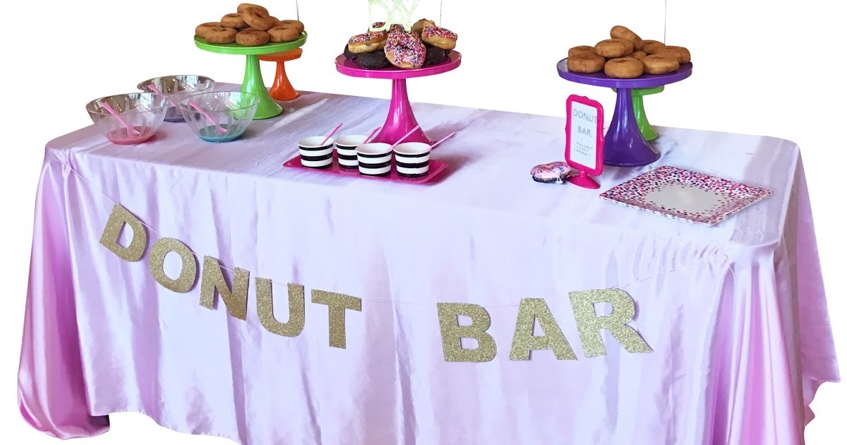 DIY: Interactive Donut Bar for a Party | Celebration Stylist | Popular ...