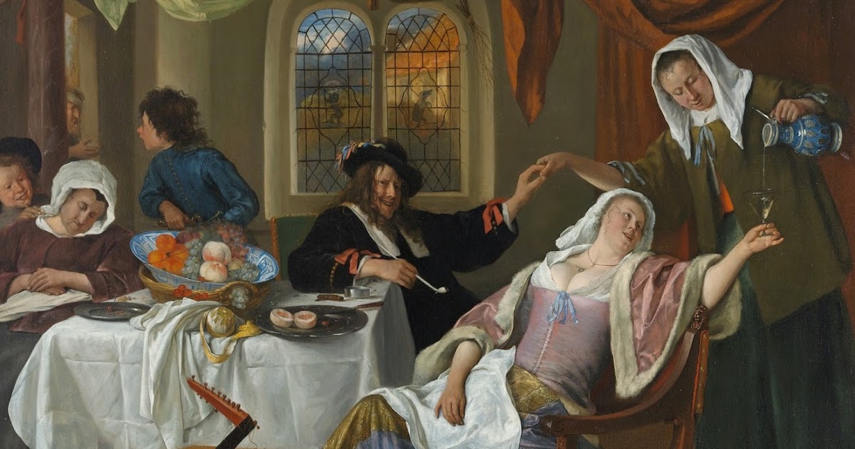 Enjoy some Damn Fine Art : Jan Havicksz Steen. The Dissolute Household ...