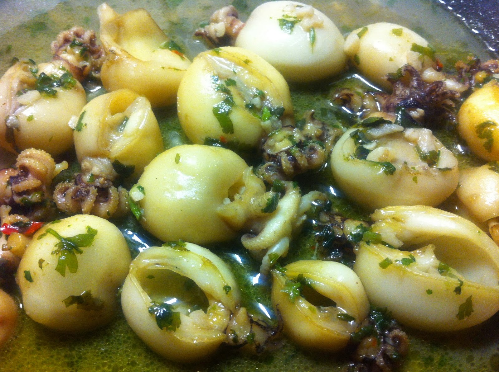 Sem Avental: Choquinhos com coentros