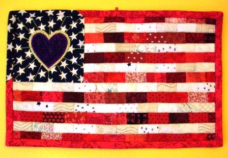 Miniature American Flag Quilt | Ramona's Handwork
