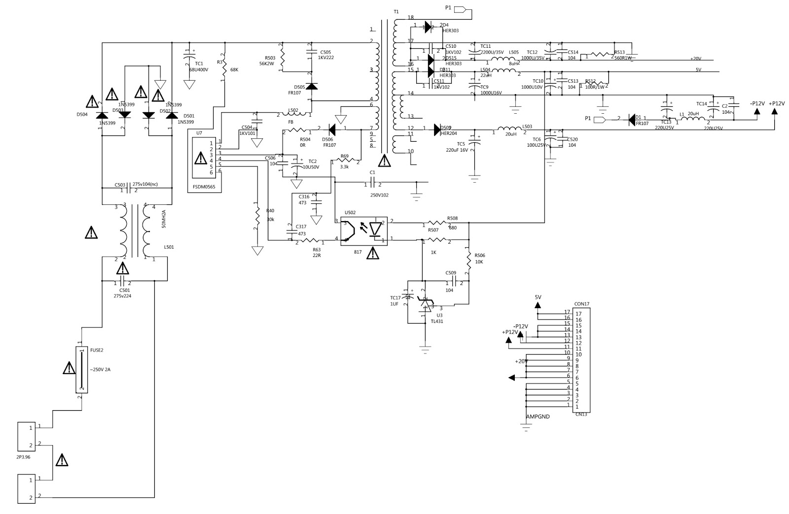 Schematic Diagrams: Britania Home Theater Britain FAME 240 USB - Schematic