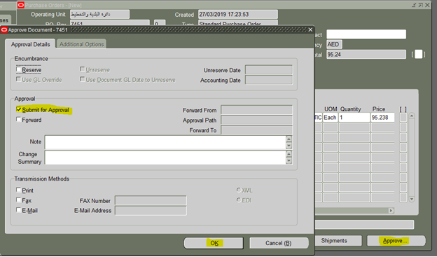 Oracle Application: Workflow PO Approval Error : Notify Preparer of No ...