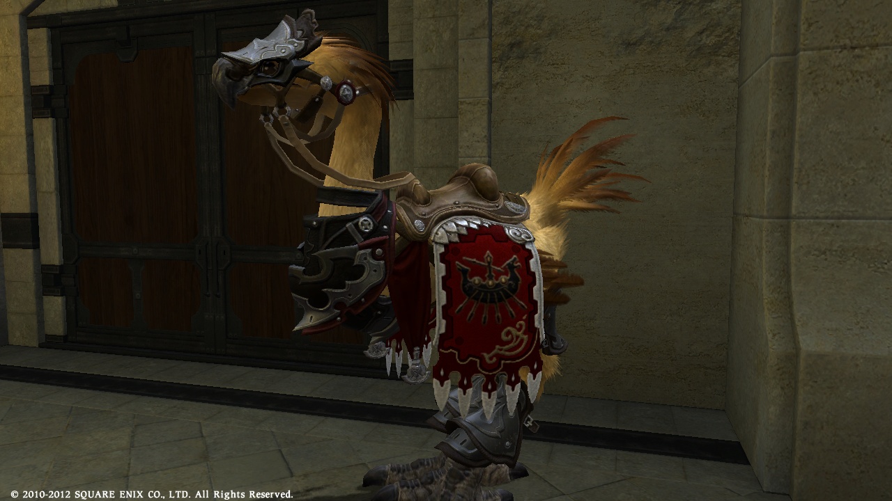 The Ishgardian: Dragoon Armour.... and the Chocobo Barding