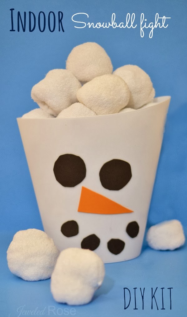 Indoor Snowball Fight {DIY KIT} | Slime Kids