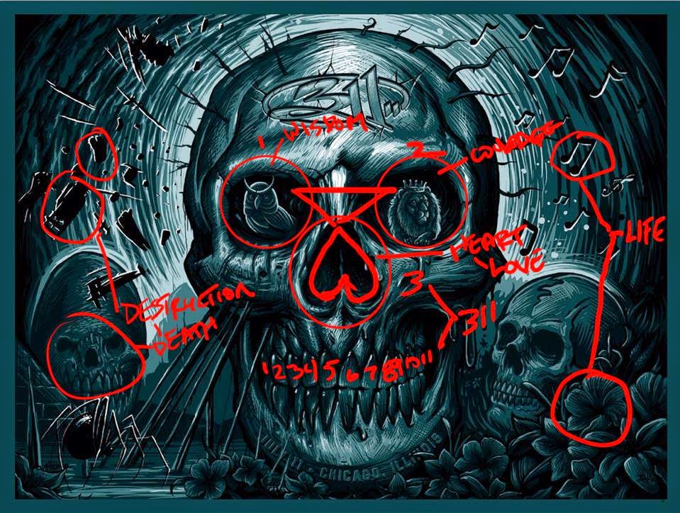 INSIDE THE ROCK POSTER FRAME BLOG: 311 Chicago Poster by Maxx242 ...