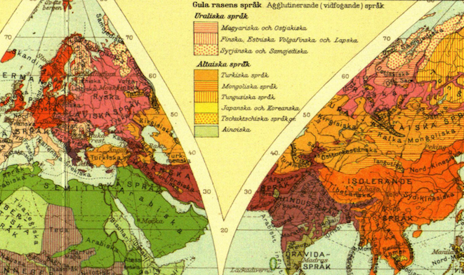 A racist map of the world's languages