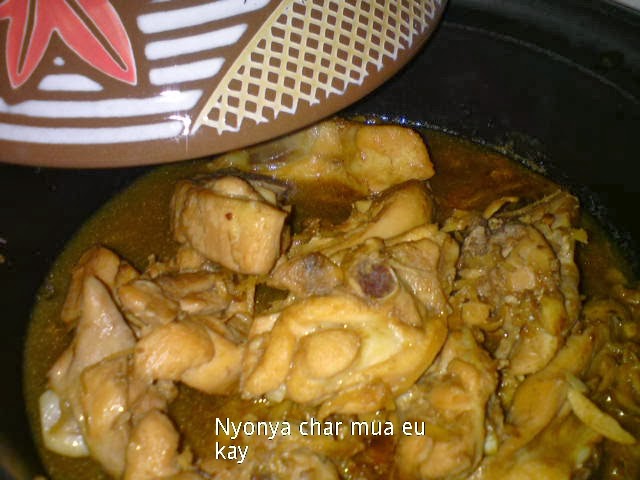 Cooking Pleasure: Nyonya Char Muar Eu Kay [Sesame Oil Chicken]