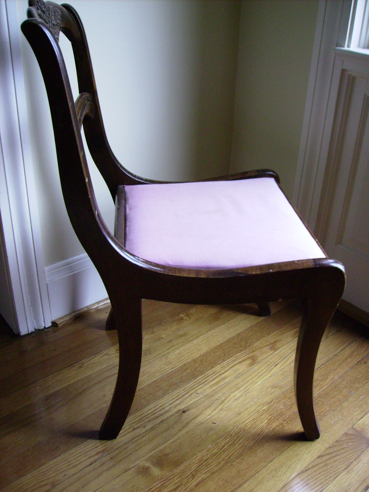 RPK Interiors: Mahogany Rose Back Chairs turned Shabby Chic