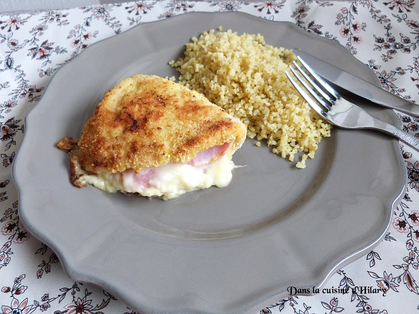 Dans la cuisine d'Hilary: Cordon bleu maison / Homemade turkey cordon bleu