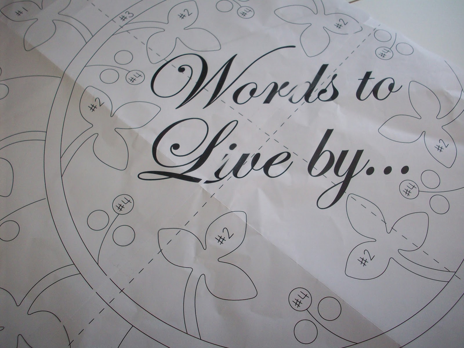 Quilting by Judith: Words to Live By - SBOW 2013