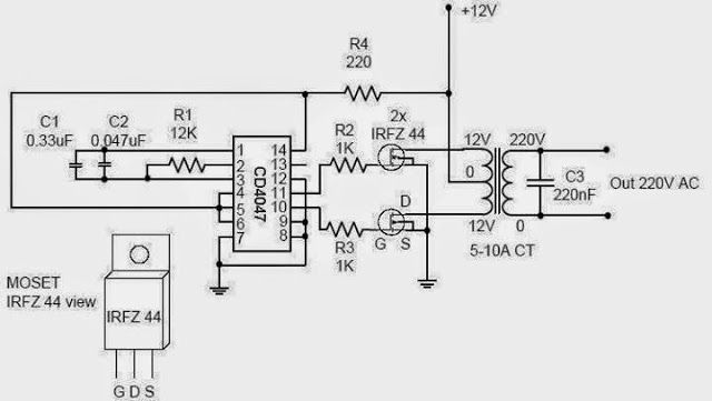 Electrical and Electronics Engineering: A simple Inverter