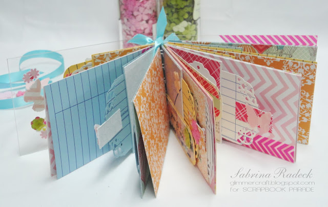 "My Summer Days" Mini - made with library cards | Aspiring to Creativity