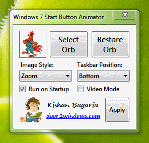 How To Animate Windows 7 Start Button