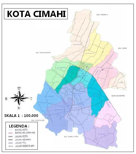 PROFIL KOTA CIMAHI ~ GEOGRAFI REGIONAL INDONESIA