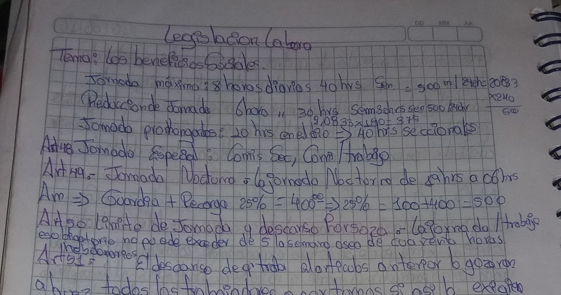 LEGISLACION LABORAL Y SOCIAL: CLASE #7 LEGISLACION LABORAL Y SOCIAL: CLASE #7